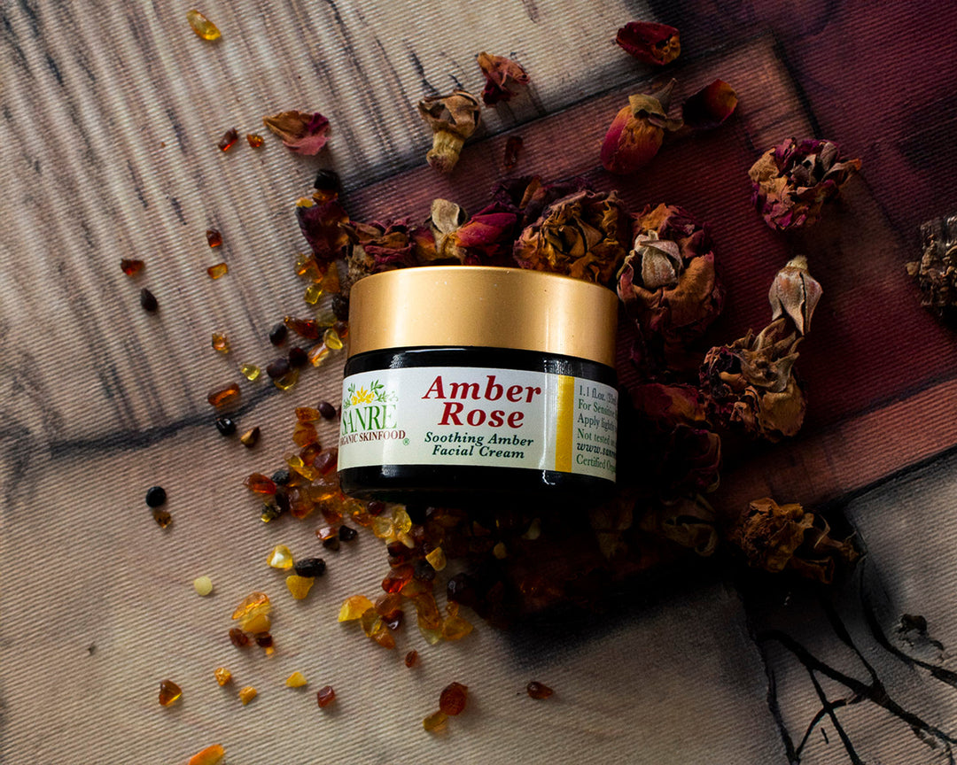 NEW AMBER ROSE - DAY CREAM FOR SENSITIVE SKIN !!! – SanRe Organic Skinfood