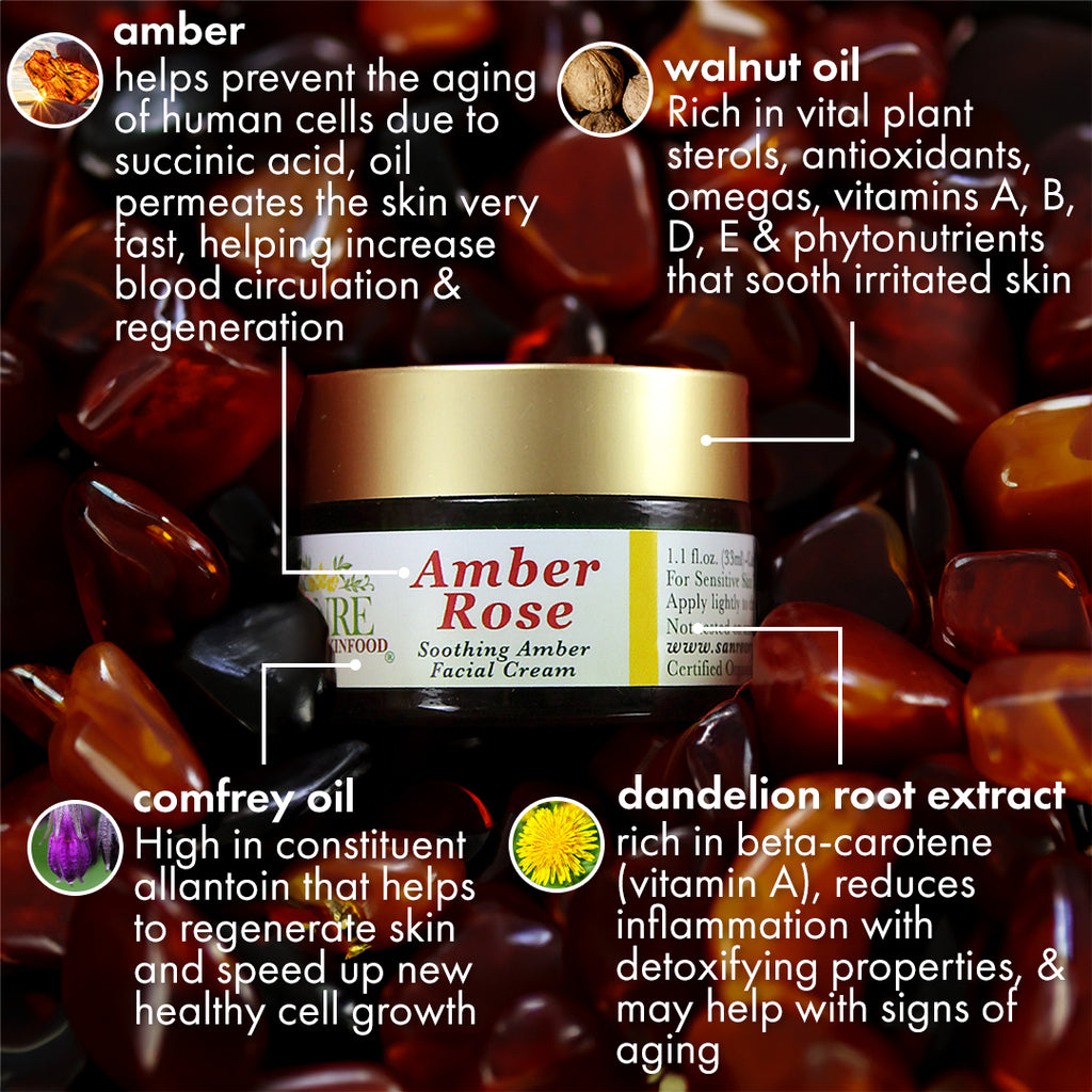 AMBER ROSE – SanRe Organic Skinfood