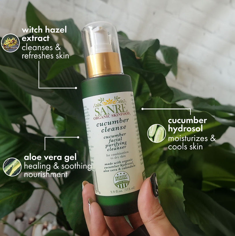 CLEANSERS – SanRe Organic Skinfood