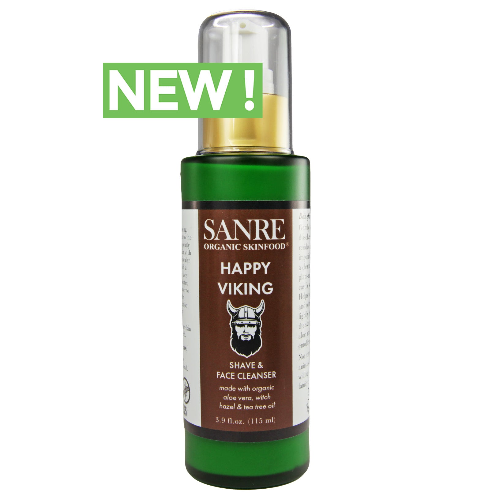 HAPPY VIKING SHAVE & FACE CLEANSER - SanRe Organic Skinfood
