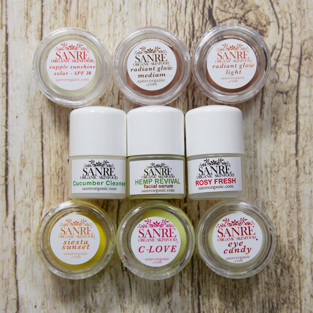 SAMPLES – SanRe Organic Skinfood
